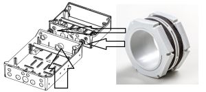 Cable entry M25 screw connection without strain relief - Schaltschrank ...
