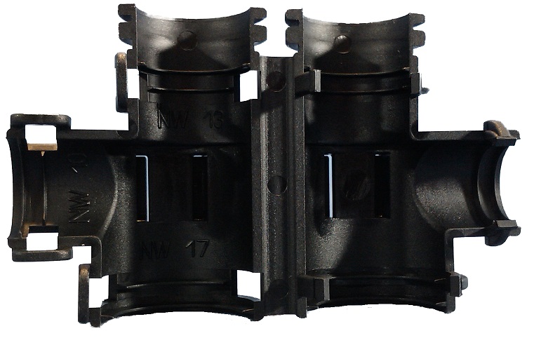 T-Manifold NW 13-7.5-13 black hinged for automotive corrugated pipe ...